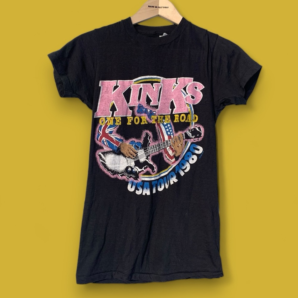 Vintage | 1980 The Kinks Usa Single Stitch Tour Tee - Gem